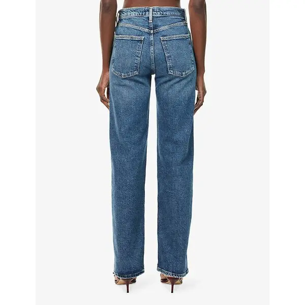 AGOLDE Harper Straight-leg Stretch-denim Jeans