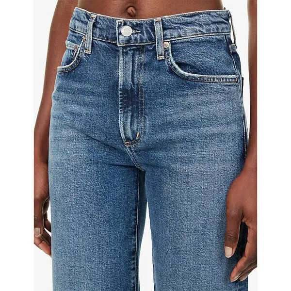 AGOLDE Harper Straight-leg Stretch-denim Jeans