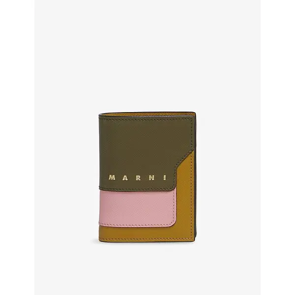 Marni Colour-block Leather Bifold Wallet - Zo957