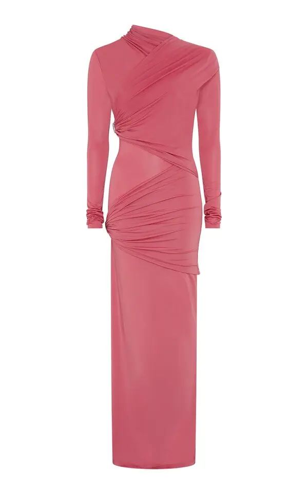Paris Georgia Aria Jersey Maxi Dress - Pink