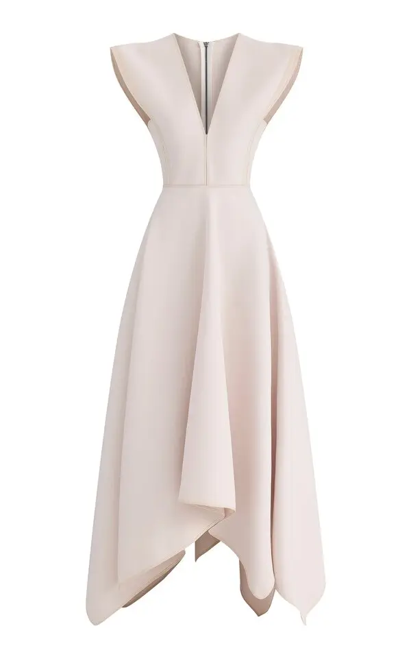 Maticevski Empath Asymmetric Dress - Ivory