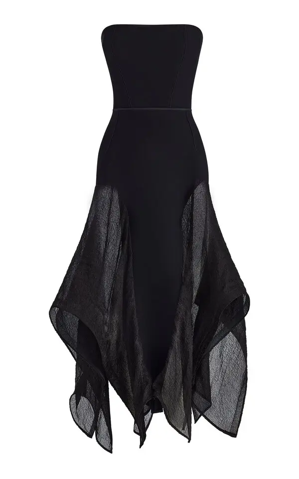 Maticevski Sybil Asymmetric Dress - Black
