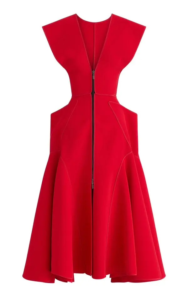 Maticevski Cinders Midi Dress - Red
