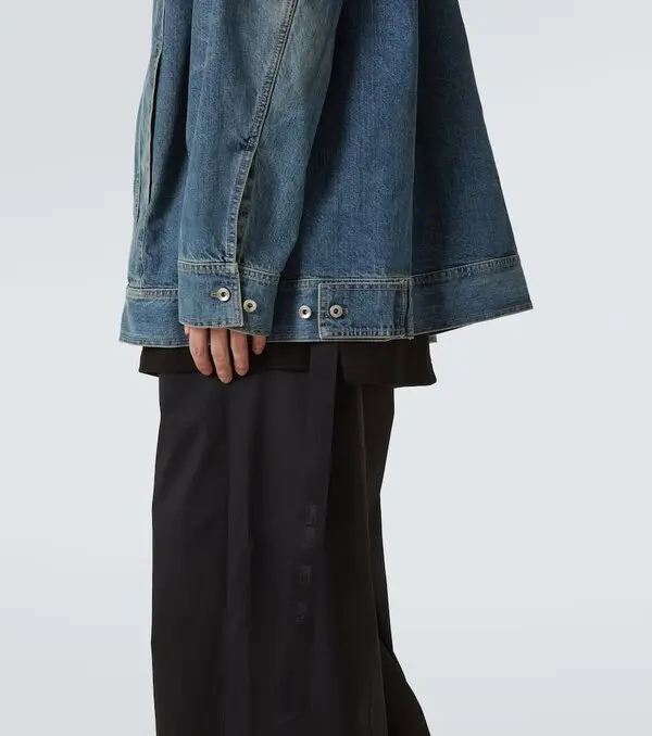 Rick Owens Jumbo Worker Denim Jacket - Blue