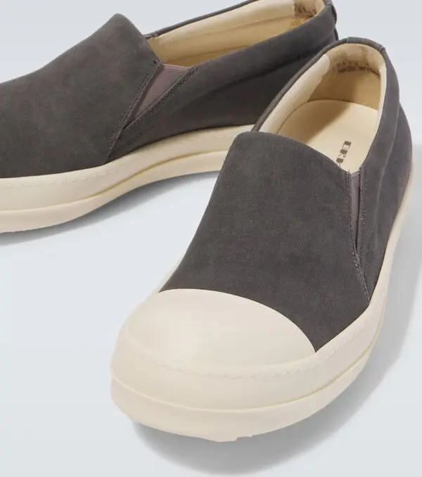 Rick Owens Boat Denim Slip-on Sneakers