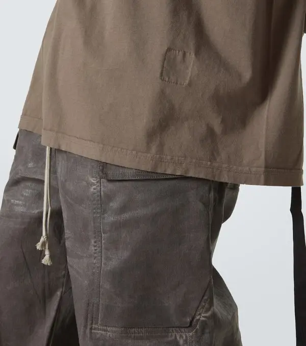 Rick Owens Oversized Cotton Jersey T-shirt - Grey