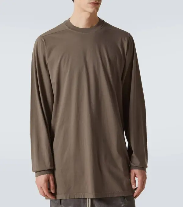 Rick Owens Oversized Cotton Jersey T-shirt - Grey