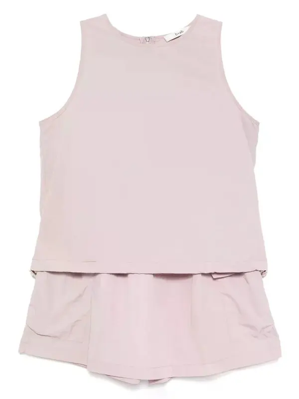 B+AB Sleeveless Top And Skorts Set - Purple