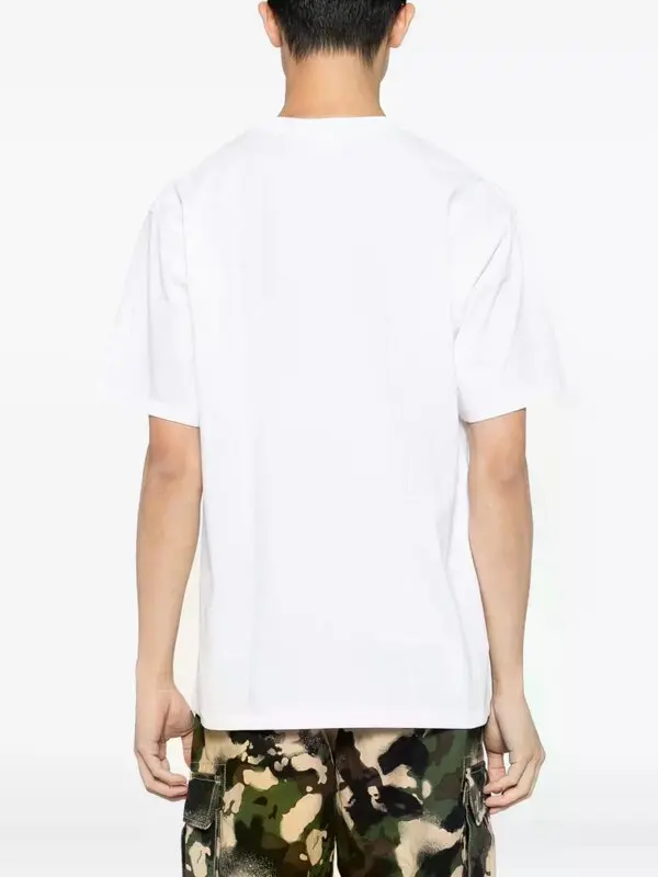 A BATHING APE 1st Camo College T-shirt - White