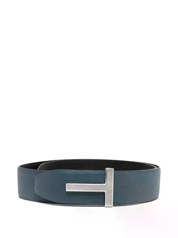 TOM FORD Leather Belt - Blue