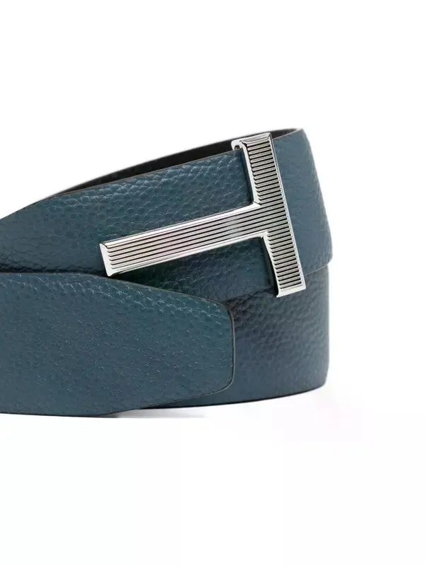 TOM FORD Leather Belt - Blue