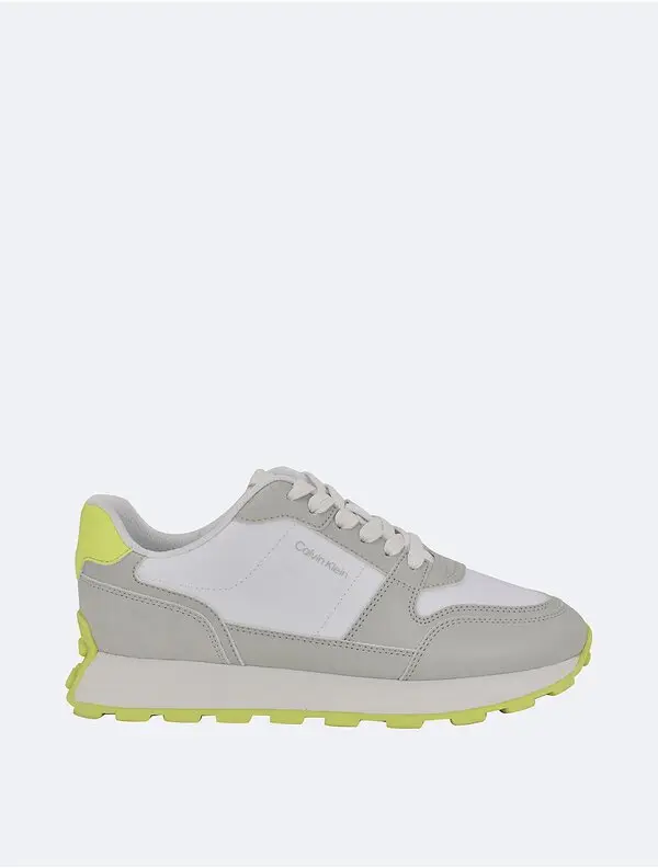 Calvin Klein Tulay Sneakers - White/stardust/acid Lemon