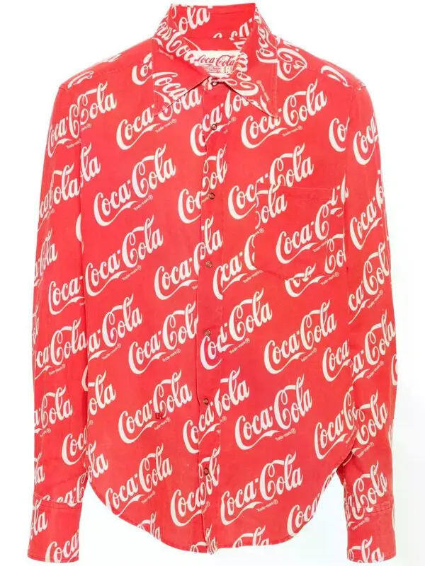 ERL X Coca-cola Print Shirt