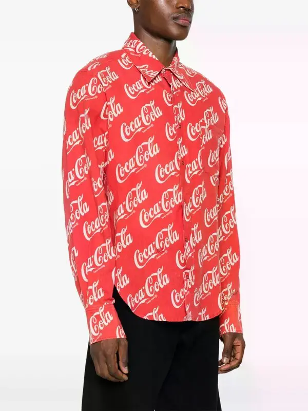 ERL X Coca-cola Print Shirt