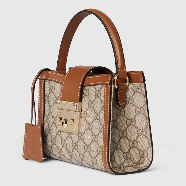Gucci Padlock Small Top Handle Bag Gg Canvas