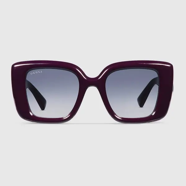 Gucci Butterfly Frame Sunglasses - Purple