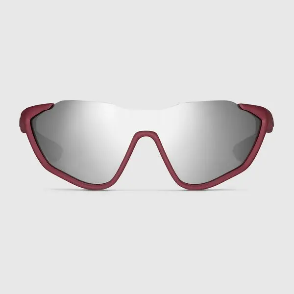 Gucci Mask-shaped Sunglasses - Bordeaux