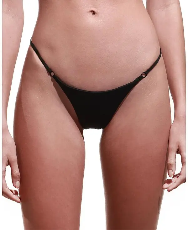 SKYLER SWIMWEAR Vi Bikini Bottom - Black