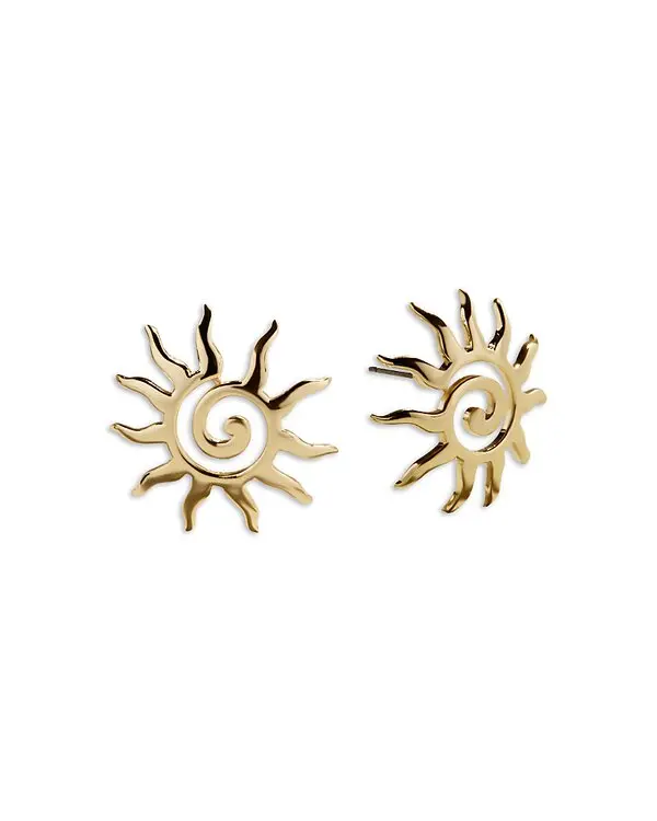 Baublebar Cyra Sun Stud Earrings - Gold
