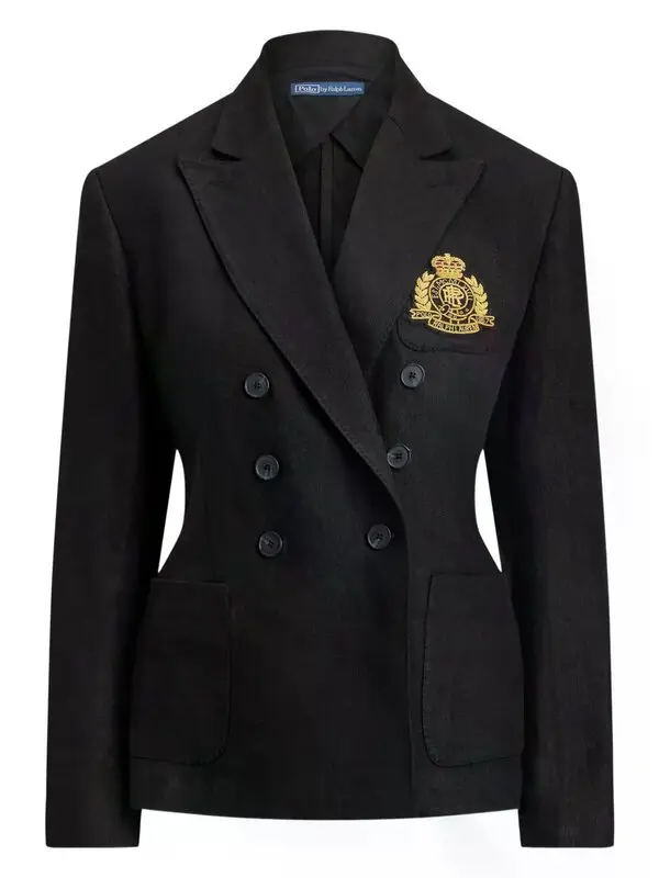 Polo Ralph Lauren Logo-embroidered Double-breasted Blazer