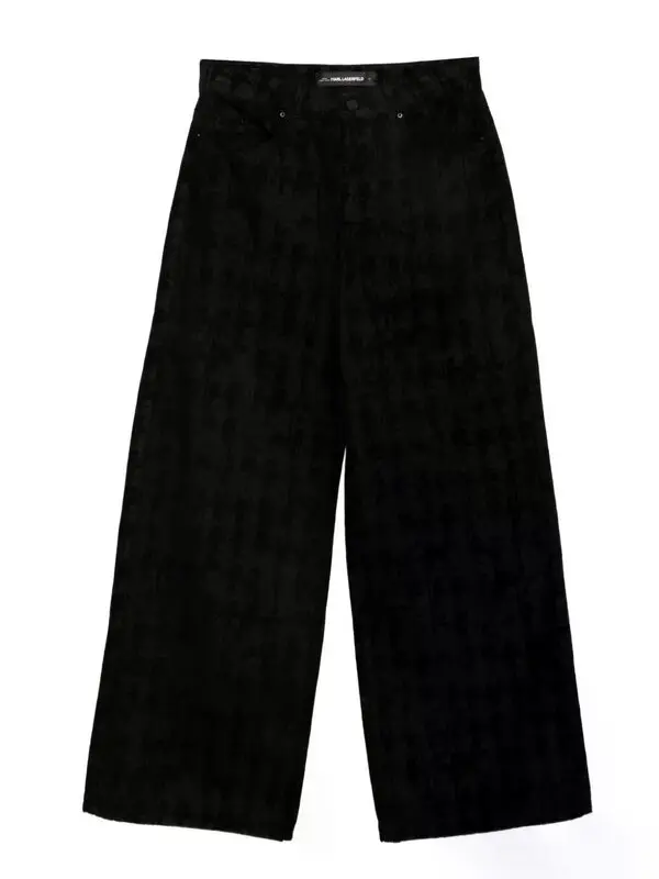 Karl Lagerfeld Wide-leg Denim Jeans
