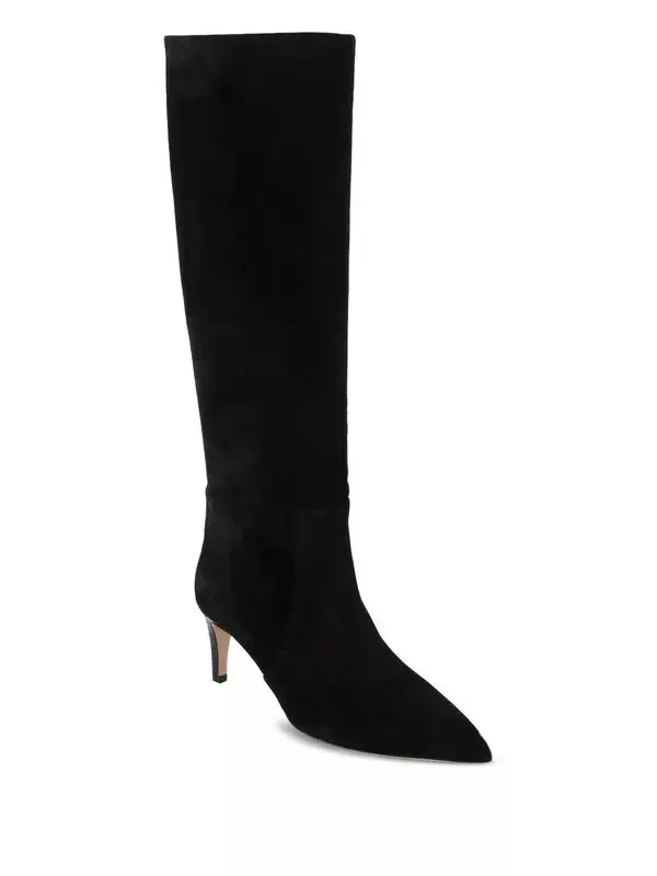 Paris Texas Pointed-toe Knee-high Suede Boots
