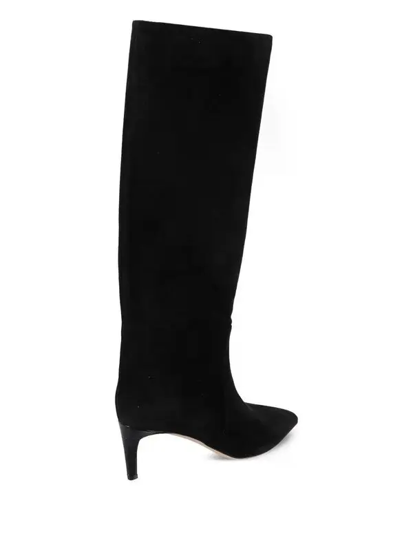 Paris Texas Pointed-toe Knee-high Suede Boots