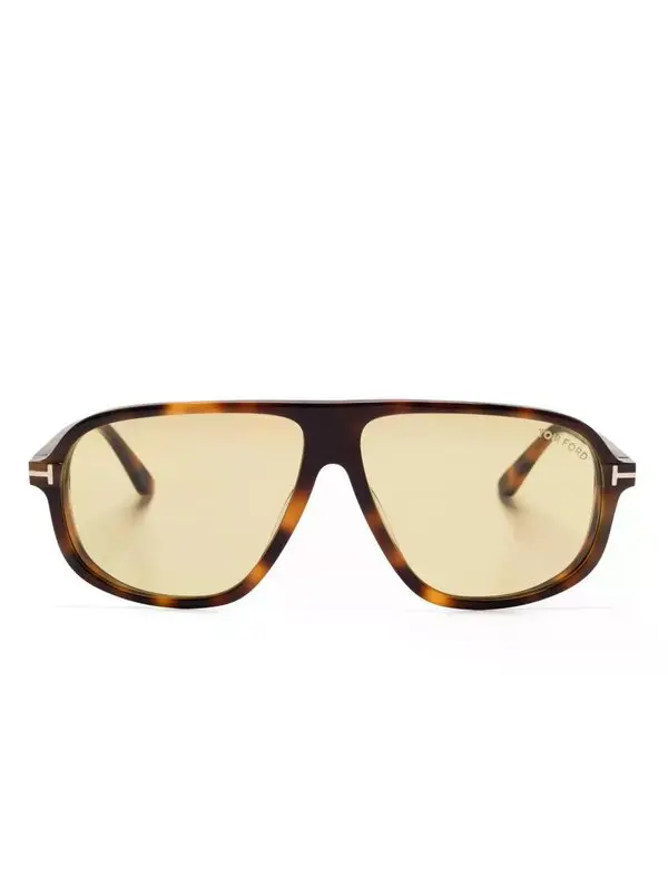 TOM FORD Pilot-frame Sunglasses - Brown