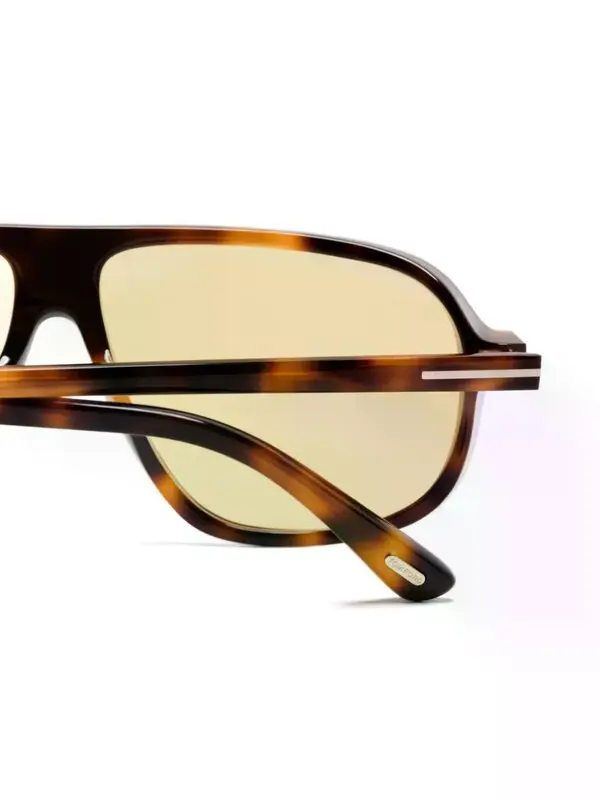 TOM FORD Pilot-frame Sunglasses - Brown