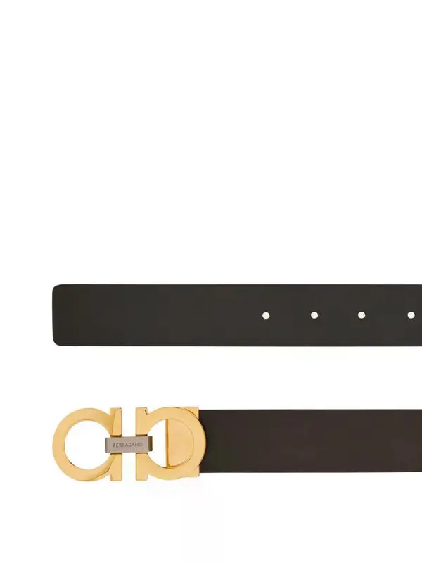 FERRAGAMO Gancini Leather Belt