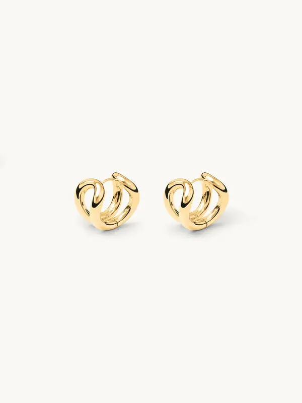 Lié Studio The Steffie Earrings - 18 Carat Gold Plated 925 Sterling Silver