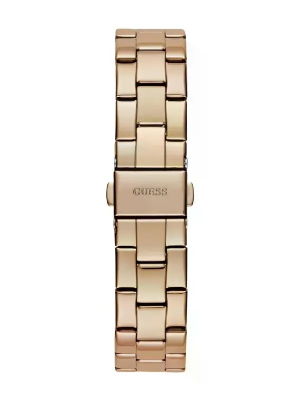 Guess Tri Plaque Quartz 34mm Watch - Pink