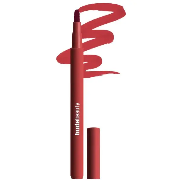 HUDA BEAUTY Lip Contour Lip Stain For 12-hour Wear - Cherry Red