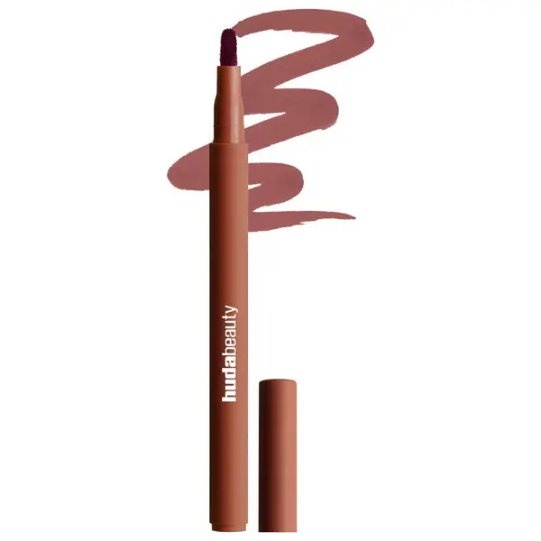 HUDA BEAUTY Lip Contour Lip Stain For 12-hour Wear - Warm Brown