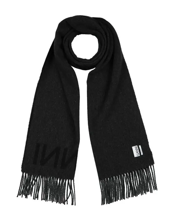 GANNI Scarf Recycled Wool, Wool