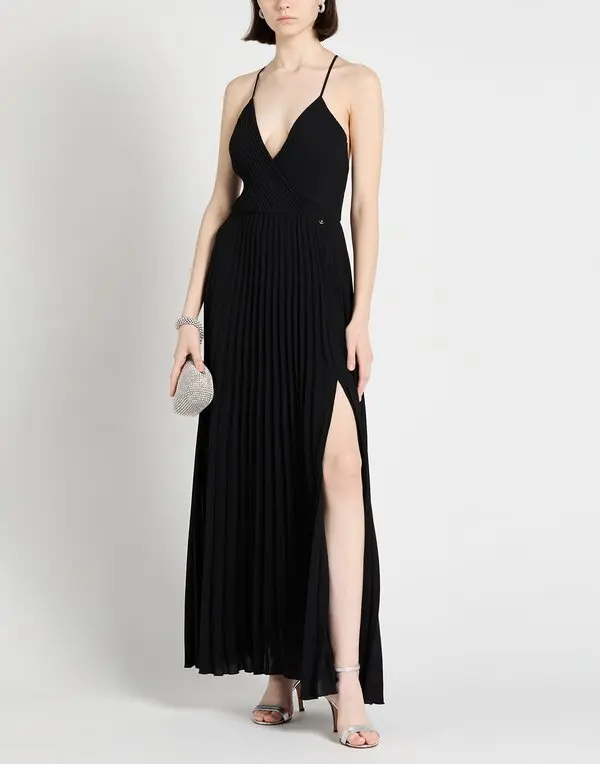 Liu Jo Maxi Pleated Polyester Dress