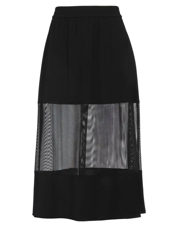 Armani Exchange Crepe Flared Midi Skirt