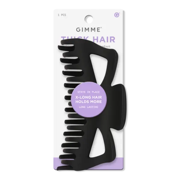 GIMME BEAUTY Thick Hair Claw Clip - Black