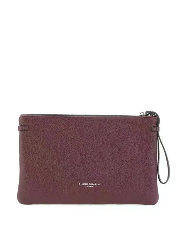 GIANNI CHIARINI Leather Wristlet