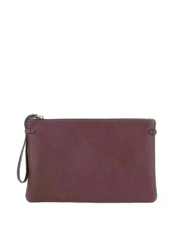 GIANNI CHIARINI Leather Wristlet