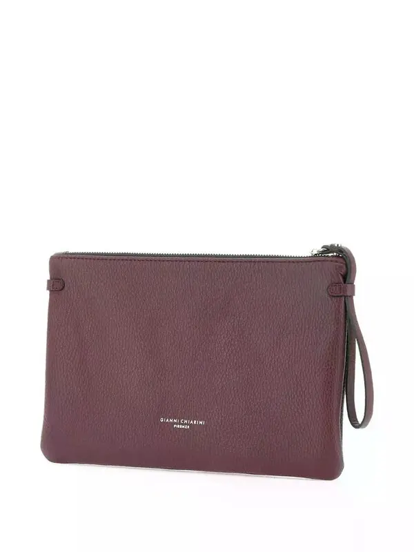 GIANNI CHIARINI Leather Wristlet