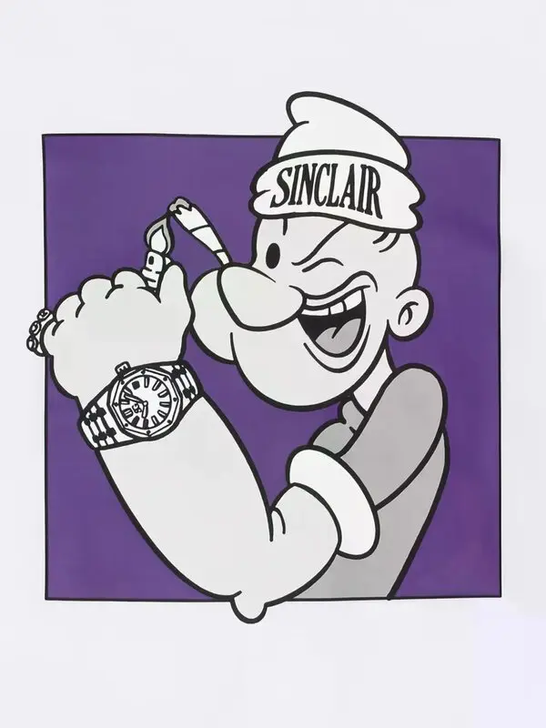 SINCLAIR Popeye-print T-shirt
