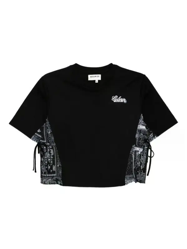MUSIUM DIV. Patchwork T-shirt - Black