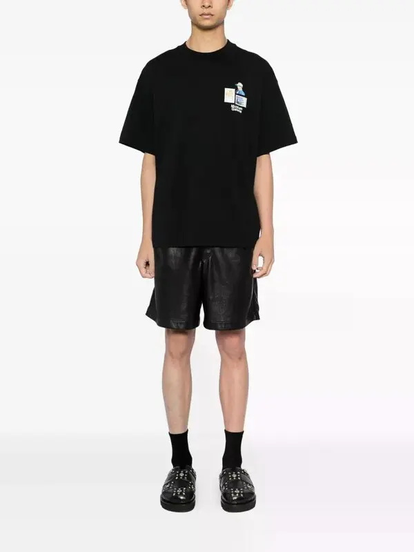 MUSIUM DIV. Stamps Motif T-shirt