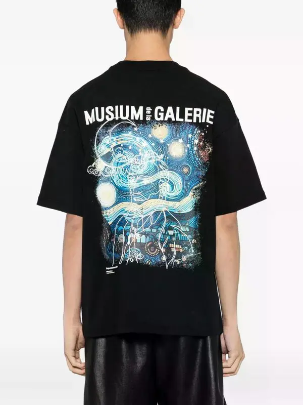 MUSIUM DIV. Stamps Motif T-shirt