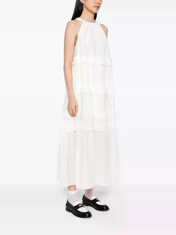 B+AB Sleeveless Dress With Ruffled Detailing