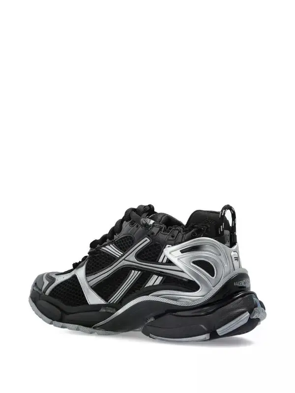 Balenciaga Panelled Sneakers - Black