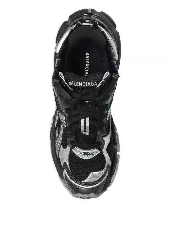 Balenciaga Panelled Sneakers - Black
