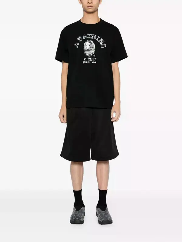 A BATHING APE 1st Camo College T-shirt - Black
