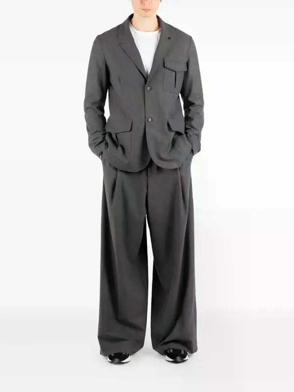 SOCIETE ANONYME Patch-pocket Two-button Blazer